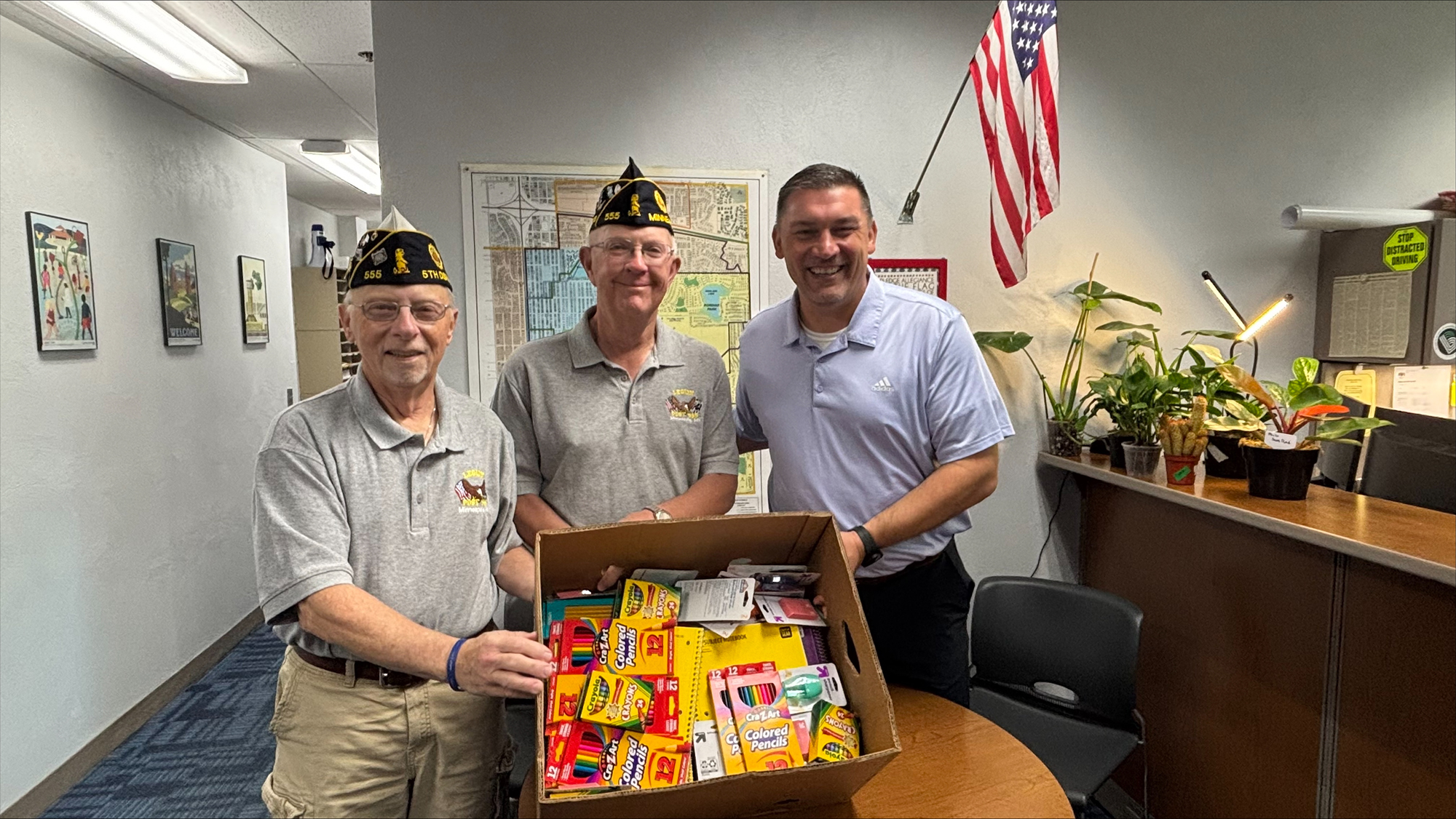 Minneapolis Falldin Post 555 delivers school supplies - The Minnesota ...