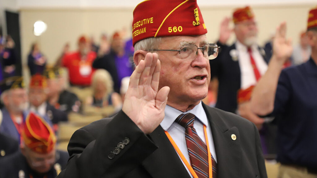 Carl Moon sworn in as Minnesota's NECman - The Minnesota Legionnaire